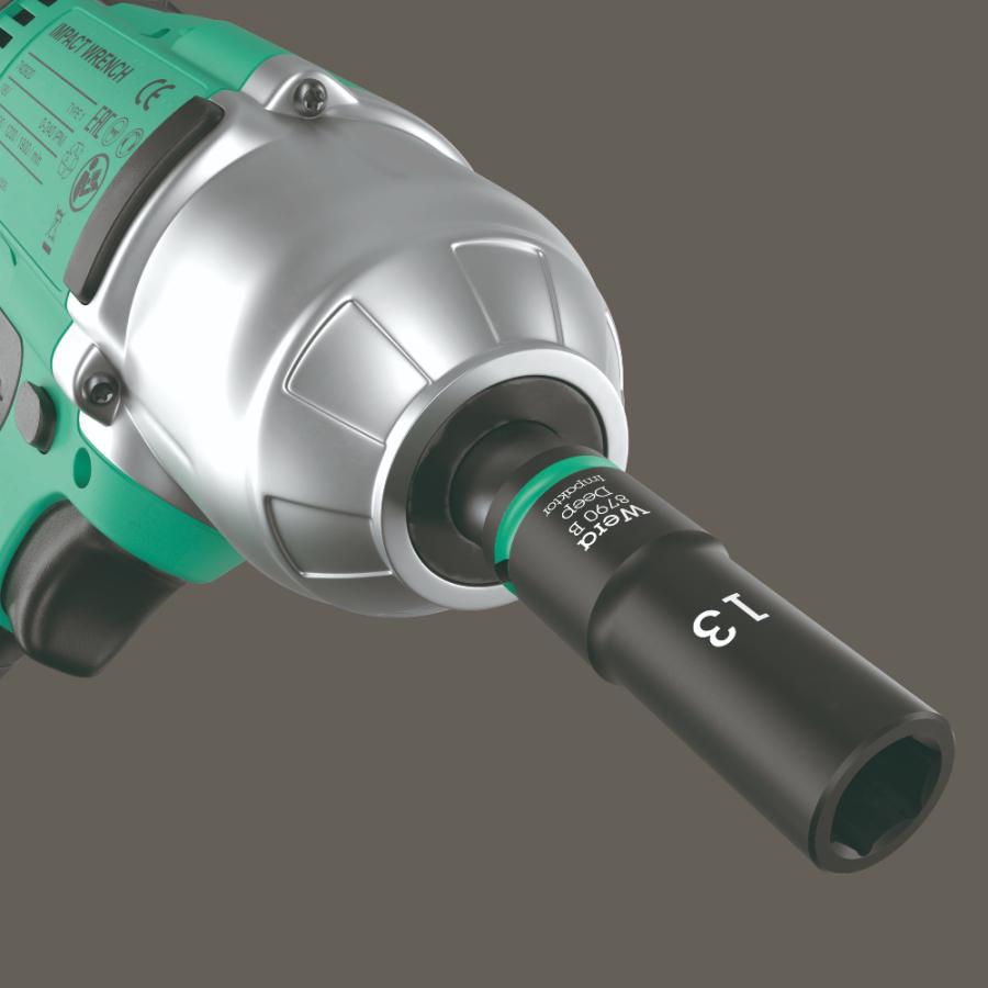 Wera WERA ヴェラ 8789 B マグネティックレール インパクター ディープソケットセット 1 9660 Magnetic rail ...