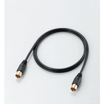 ELECOM エレコム AV-ATSS100BK アンテナケーブル(ストレート-ストレート) : プライムダイレクトワン Yahoo!店 - 通販 - Yahoo!ショッピング