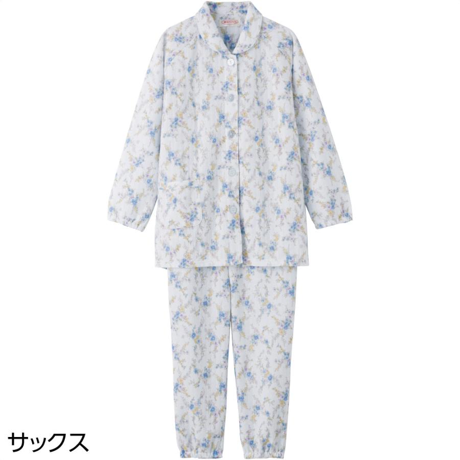 パジャマ 介護 高齢者 婦人用 レディース 秋冬用 大きめボタン キルトパジャマ M〜L 800705 ケアファッション : プライムケア ...