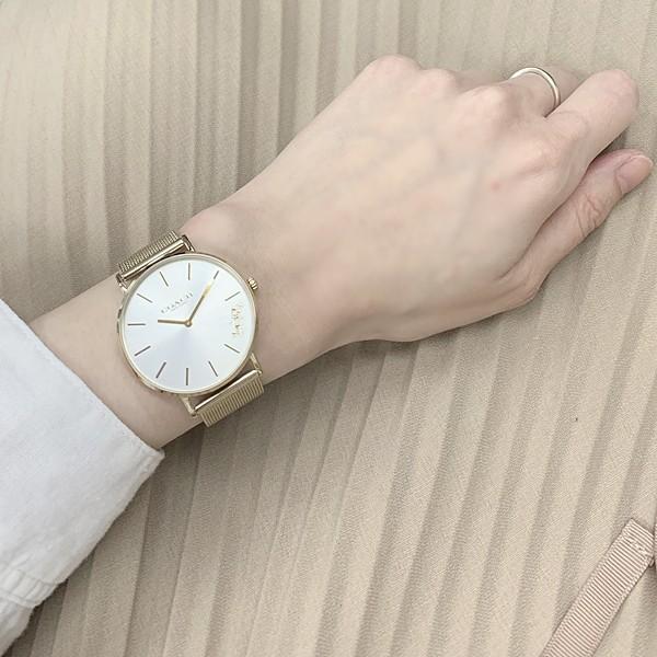 COACH コーチ レディース PERRY ペリー ゴールド メッシュ ステンレス 14503125 腕時計 手表 誕生日 プレゼント ...