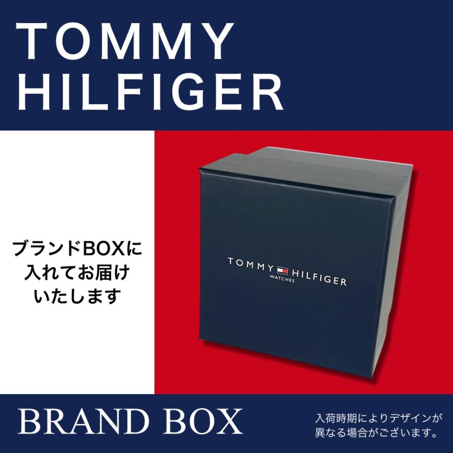 TOMMY HILFIGER トミーヒルフィガー 腕時計 メンズ ブルー ブラウン レザー おしゃれ ビジネス ギフト プレゼント 男性用 ...