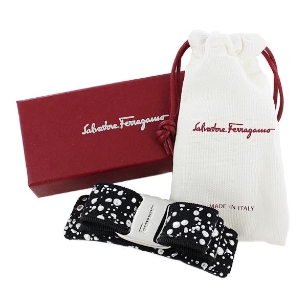 FERRAGAMO フェラガモ バレッタ リボン ヘアアクセサリー 髪留め FERRAGAMO フェラガモ バレッタ リボン ヘアアクセサリー 髪留め