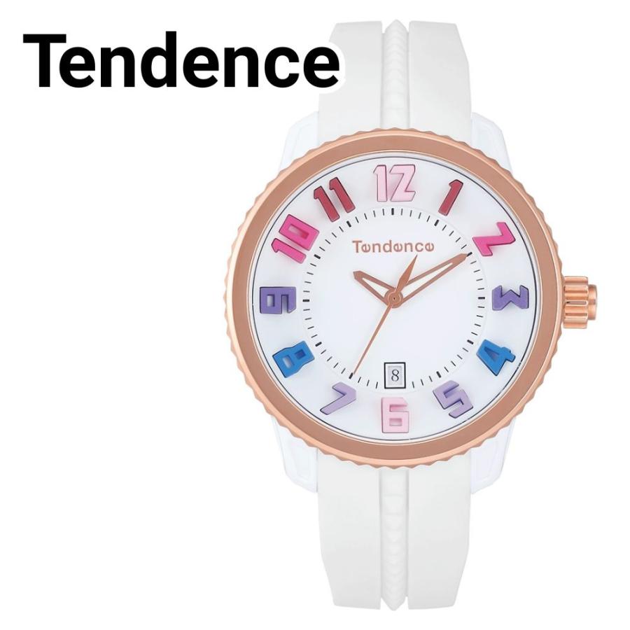 Tendence テンデンス 日本限定モデル 腕時計 レディース ガリバーレインボー ホワイト マルチカラー オーバーサイズ シリコンベルト 卒業 入学 お祝い : プライムウォッチ - 通販 ...