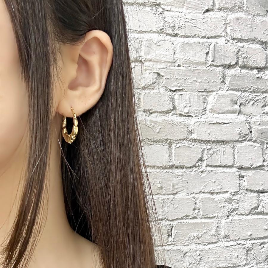 UNOAERRE 18金ピアス ウノアエレ 正規品 ショッパー付き K18 18K フープピアス 婚約 結婚記念日 成人式 19歳 20歳 誕生日プレゼント ランキング お祝い : プライム ...