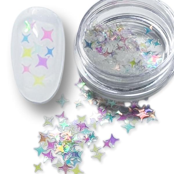 ネイル キラキラマーク きらきら 韓国風ネイル フレーク ホロ ラメ グリッター ホログラム ジェルネイル :HOLO-KILA ...