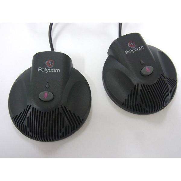 POLYCOM （在庫限り）POLYCOM(ポリコム) SoundStation2 EX 拡張マイク2個セット（2mケーブル付） PPSS-2-MIC (2200-16155-015 ...
