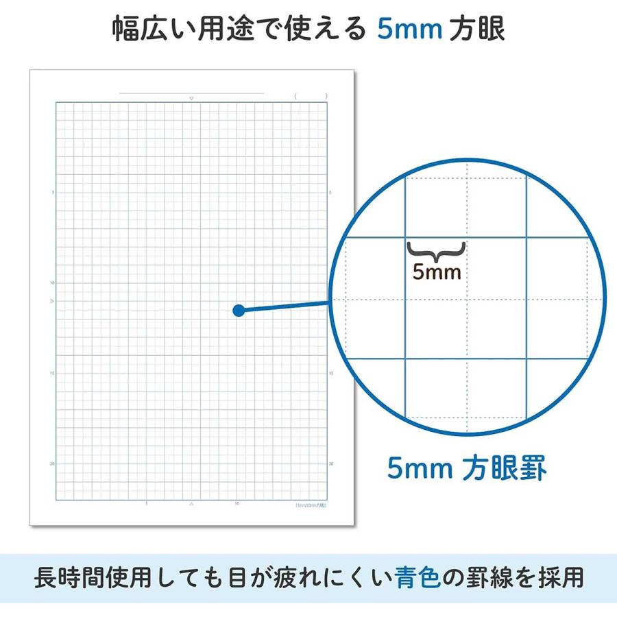 サクラ学習帳 [サクラクレパス] 5冊 学習帳 A4 STEP NOTE Light 方眼 5mm 学習 ノート ステップノート ライト 軽い 軽量 SAKURA Learning ...