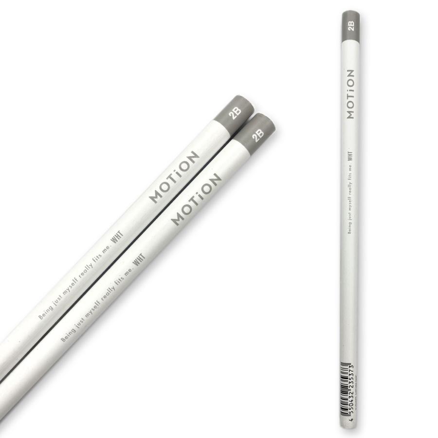 カミオジャパン MOTiON マット軸 鉛筆 2B WHITE 223537 : ビッツ&ボブ Yahoo!店 - 通販 - Yahoo!ショッピング