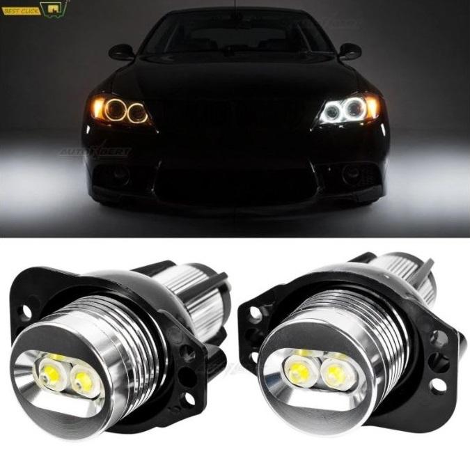 BMW 3シリーズ E90 LED リングマーカー エンジェルアイズ イカリング ポジション 前期対応 500ルーメン キャンセラー内蔵 ホワイト 6000k 1セット : 外車のLED専門店 ...