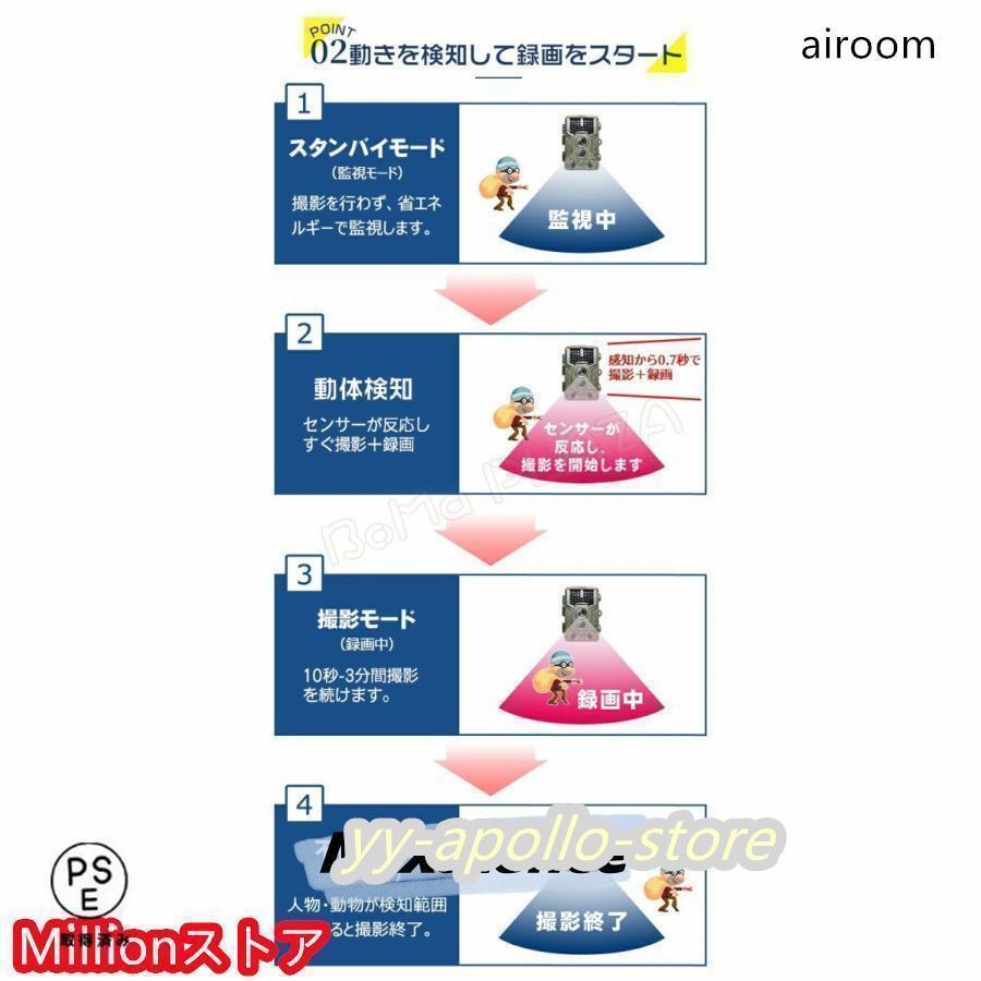 防犯カメラ トレイルカメラ 屋外 ワイヤレス 電池式 1600万画素 モニター付き 工事不要 電源不要 小型 屋外カメラ 家庭用 監視 暗視 防水防塵 人感センサー : Prismatical ...