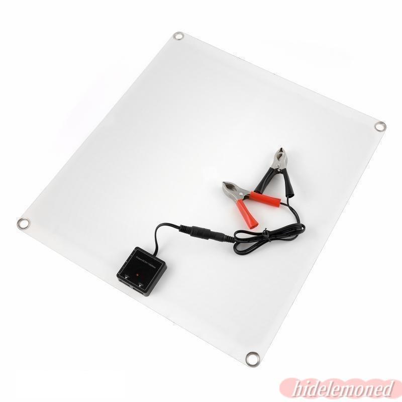 ソーラーパネル 100W デュアル 12V 5V USB コントローラ 防水 電池 ポリ 車 ヨット RV バッテリー 充電器 太陽光 with 10A-60A : Prismatical ...