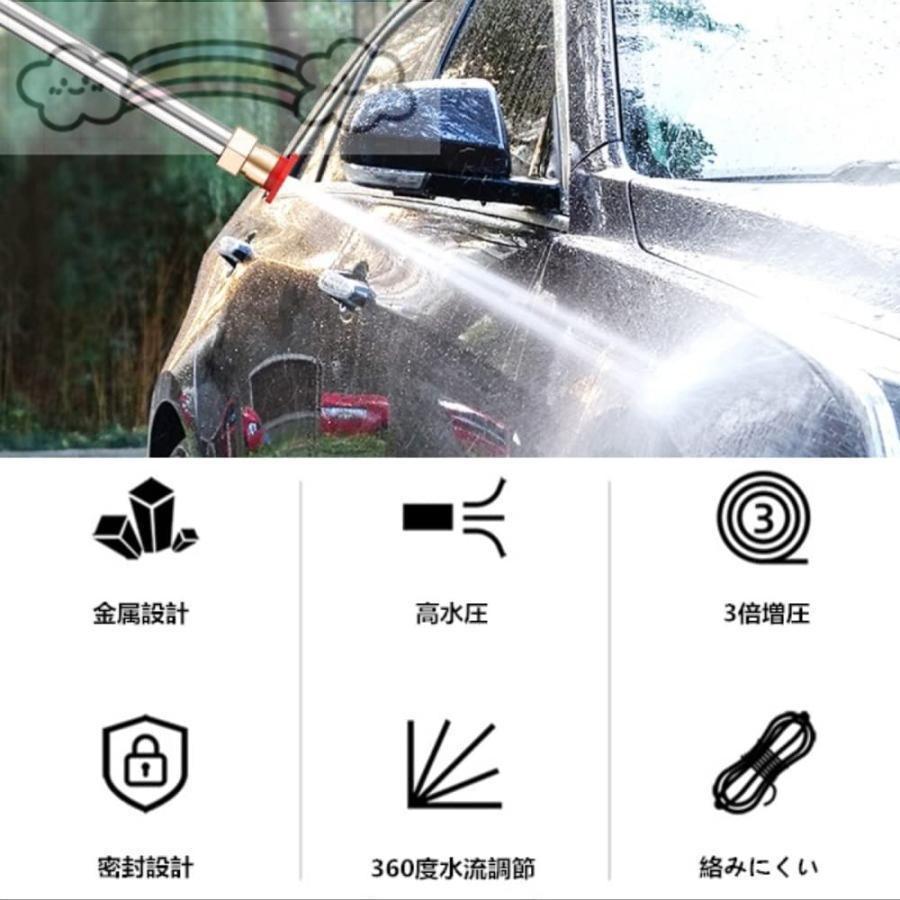 高圧洗浄機 コードレス 充電式 ハンディ 専用ケース付き 洗車 外壁掃除 水道 コンセント 不要 持ち運び便利 ベランダ 網戸 クルマ 外壁 キレイ : Prismatical - 通販 ...