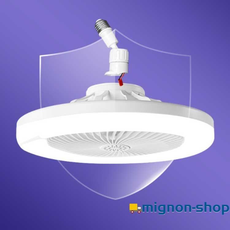 シーリングファンライト LED シーリングファン ファン付き照明 小型 扇風機 LEDライト シーリングライト 軽量 リモコン付き 空気循環 : Prismatical - 通販 ...