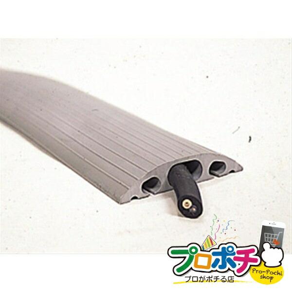 【法人様・個人事業主様限定】くるくるソフトモール 長さ2m巻 1本入り ケーブル保護収納 床用モール [SFM-6610SGY] ジェフコム jefcom :jef-4252:プロポチ ...