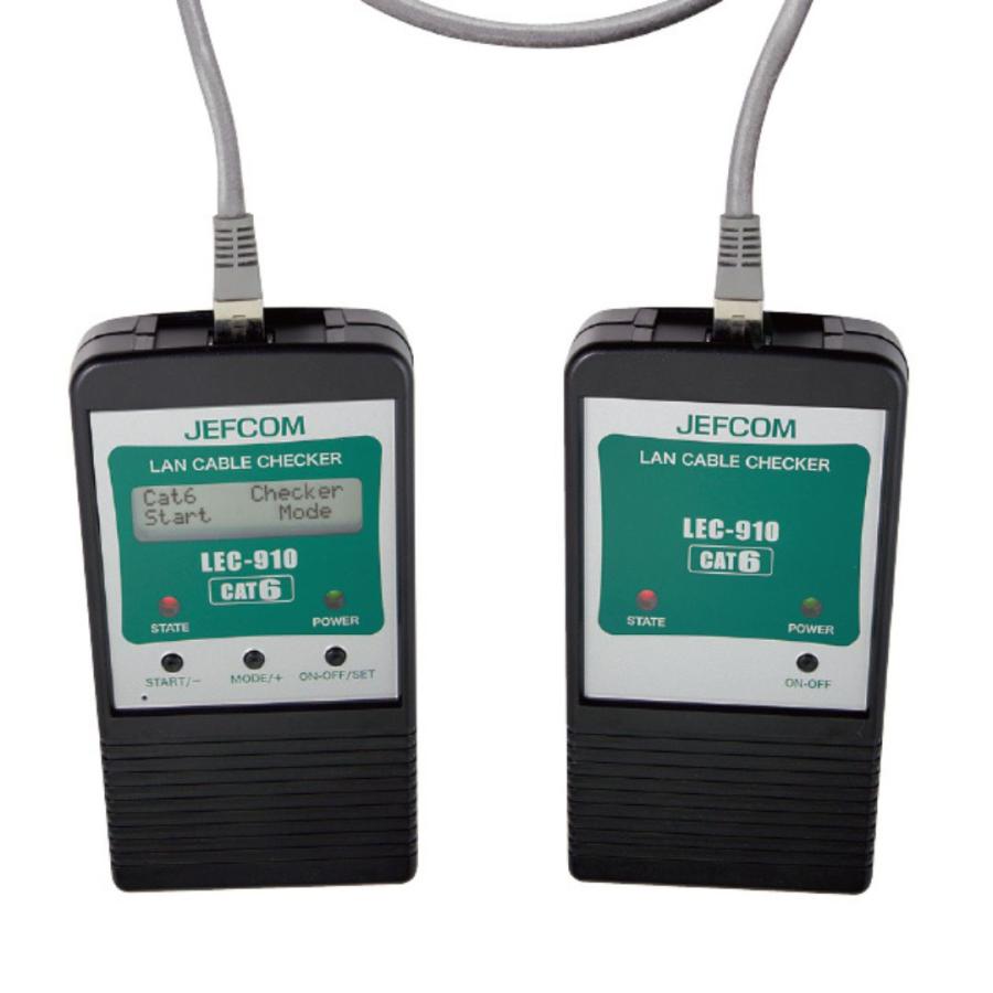 JEFCOM 法人様限定 LANケーブルチェッカー [LEC-910] 小型モニター取付用 ジェフコム jefcom : プロポチ - 通販 - Yahoo!ショッピング