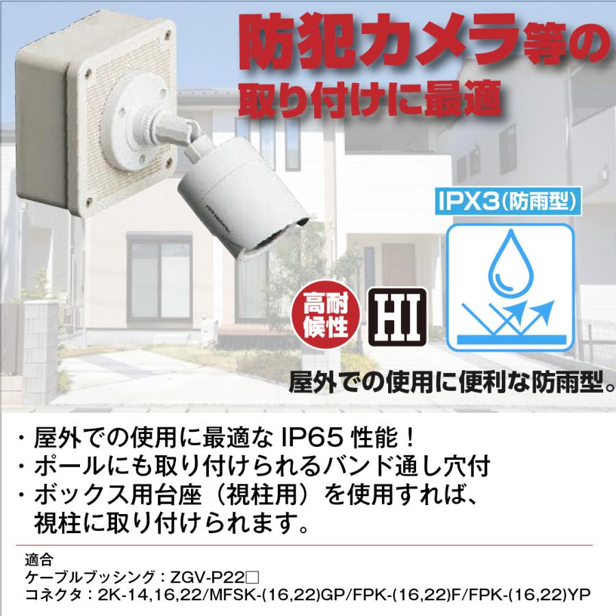 未来工業 露出用四角ボックス（取付自在蓋）高耐候防雨型 一回り大きいタイプ登場 PV4B-BLNF ミライ 電設資材 在庫有 :mi-0362:プロポチ - 通販 - Yahoo!ショッピング