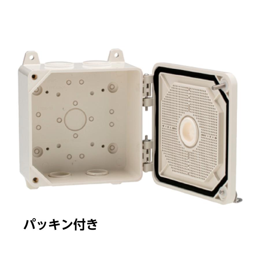 PV4B-1306F 防犯カメラ取付四角ボックス IP65性能 ベージュ ミルキー ホワイト ブラック 未来工業 :mi-0460:プロポチ - 通販 - Yahoo!ショッピング