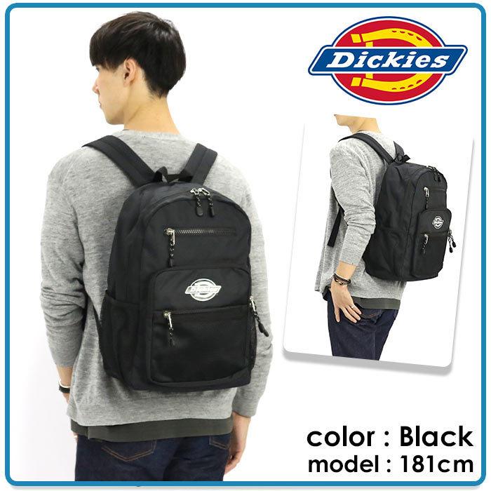 Dickies ★ 【SALE 20％OFF】 リュックサック ディッキーズ スクエアポケット リュック 通学リュック サイドポケット A4 B4 タブレット 黒 男女 男子 : バッグと ...