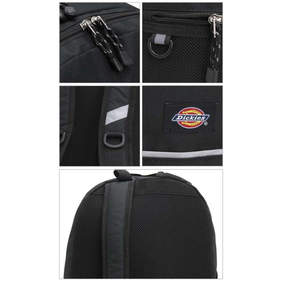 Dickies（ディッキーズ） リュック リュックサック バックパック デイパック 撥水 A4 B4 30L PC タブレット メンズ レディース 大容量 ジュニア ブラック 黒 : バッグと ...