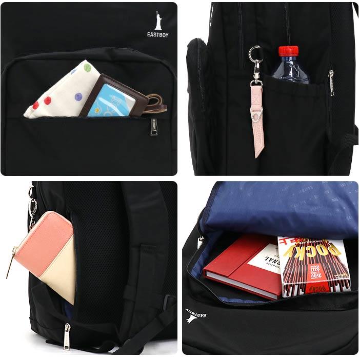 EASTBOY リュック イーストボーイ EAST BOY 大容量 30L スクールバッグ レディース 撥水 リュックサック 女子 高校生 無地 A4 B4 タブレット プランタン : バッグ ...