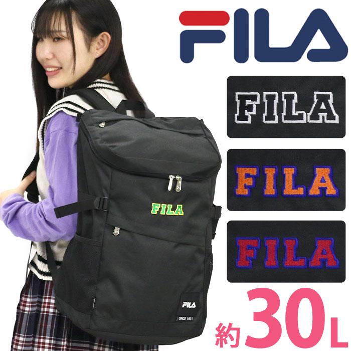 FILA リュックサック フィラ レディース メンズ 大容量 30L リュック バックパック デイパック 学生 部活 旅行 スポーツ スクール タブレット B4 : バッグとスーツケースの ...