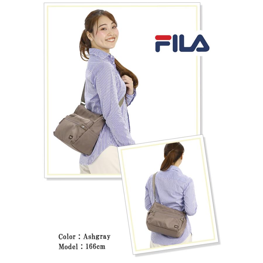 FILA フィラ ショルダーバッグ 肩掛け 斜め掛け マザーズバッグ レディース メンズ ピムス ツイルナイロン A5 7664 : バッグと ...