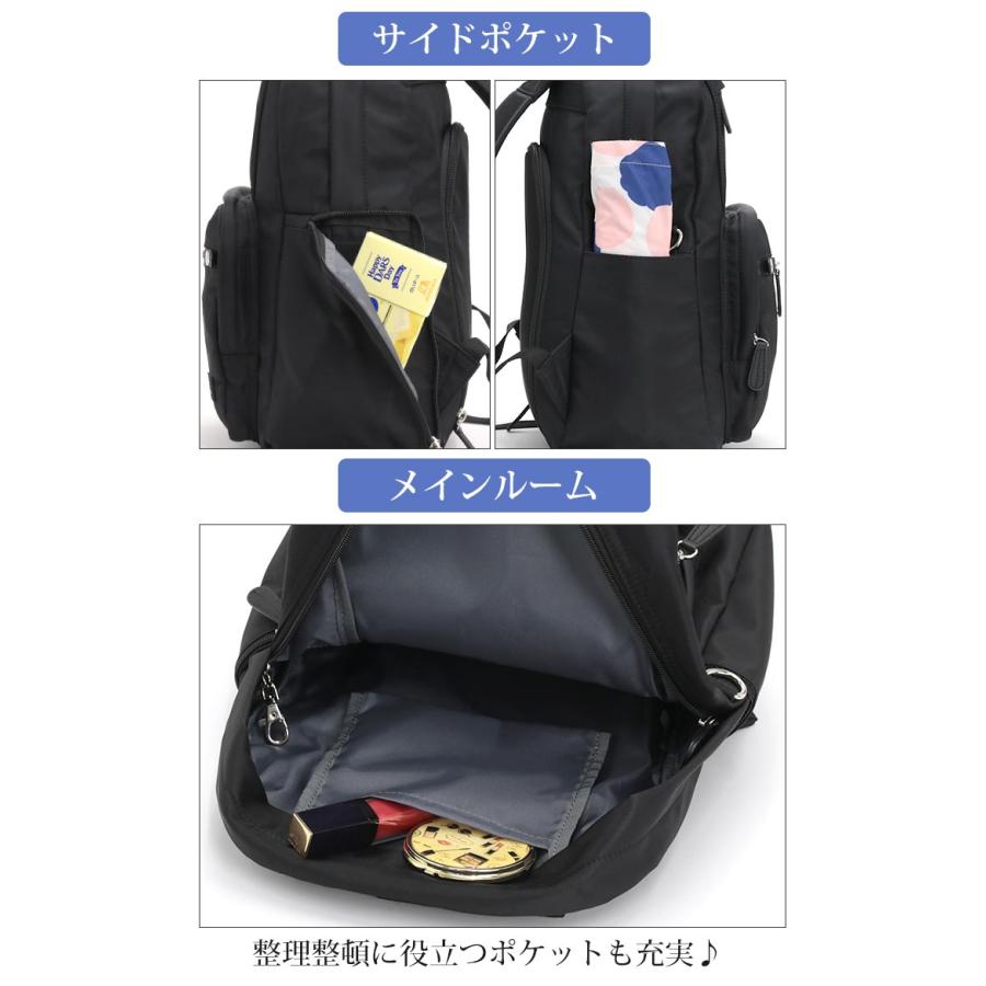 FILA フィラ リュック リュックサック デイパック バックパック 多機能 レディース 女性 ツイルナイロン A4 16L 軽量 ピムス ...