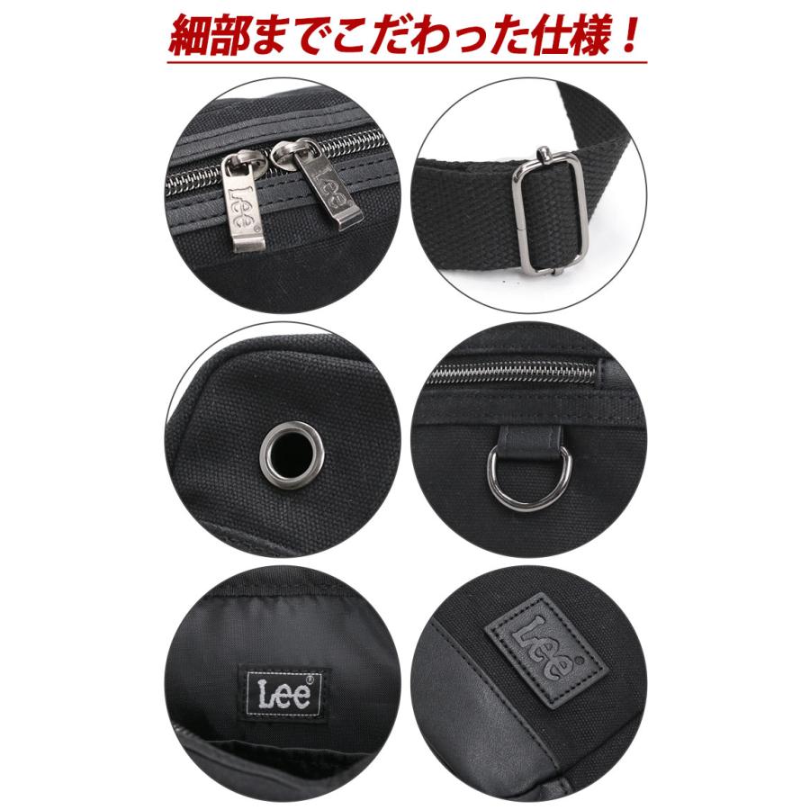 Lee リー ショルダーバッグ ショルダー ミニショルダー 斜め掛け 肩掛け サブバッグ ビンテージ風 パラフィン加工 B6 メンズ レディース 男性 女性 320-4030 : バッグと ...