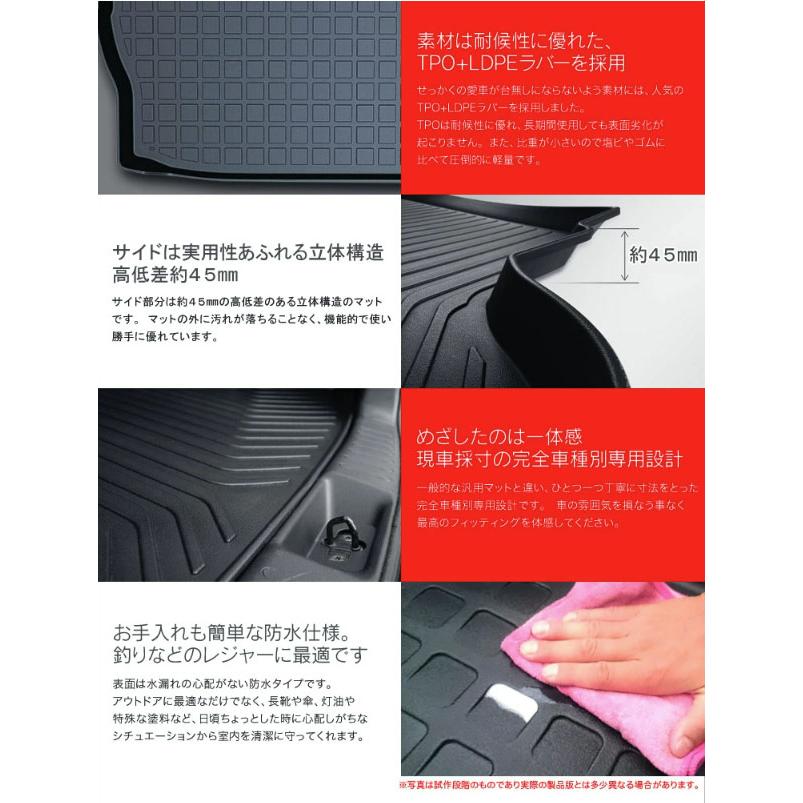 NOAH トヨタ 90系ノア/ヴォクシー専用トランクトレイR4/1月〜ZWR90W/ZWR95W/MZRA90W/MZRA95Wtoyotanoahvoxyボクシー 立体防水縁高 PRO ...