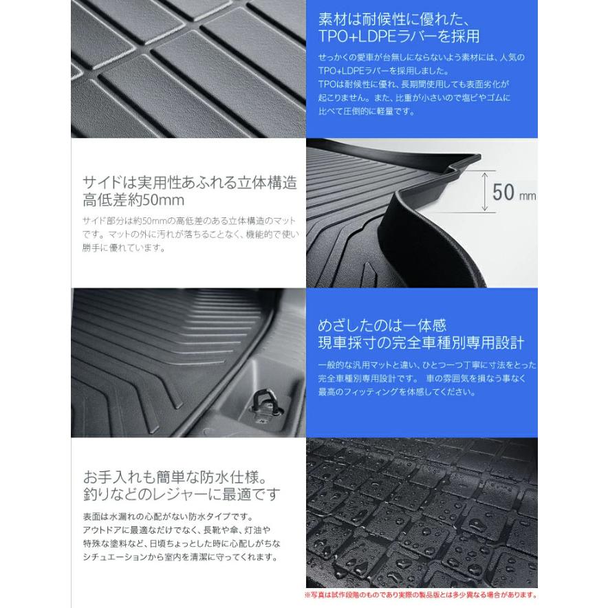 トヨタ NRE161フィールダー用トランクトレイ t20 H27/3〜NRE161G （ラゲッジマットトランクマット)立体防水縁高【釣り ...