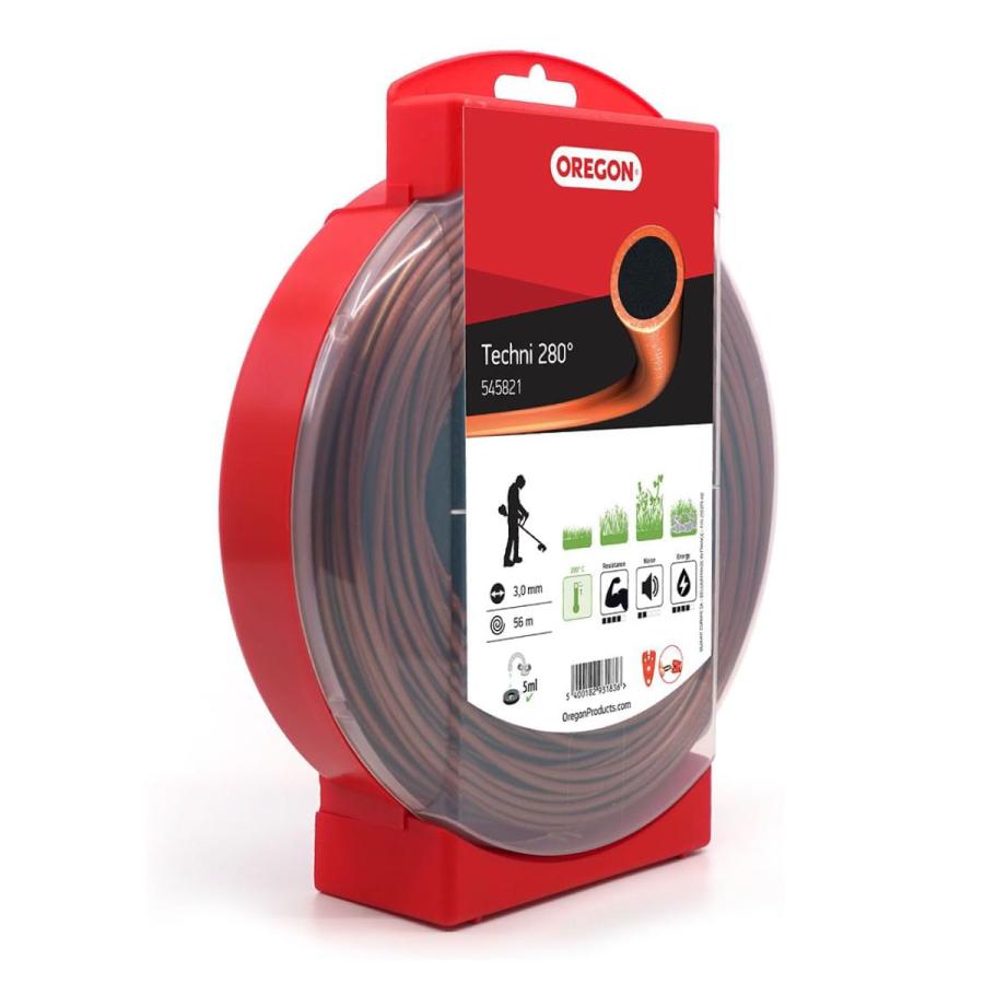 OREGON 545821 TECHNI280 3.0mm x 56m ドーナッツタイプ ナイロンカッター ナイロンコード テクニ280 替刃 替え刃 刃 交換 刈払 草刈 農林業 オレゴン ...