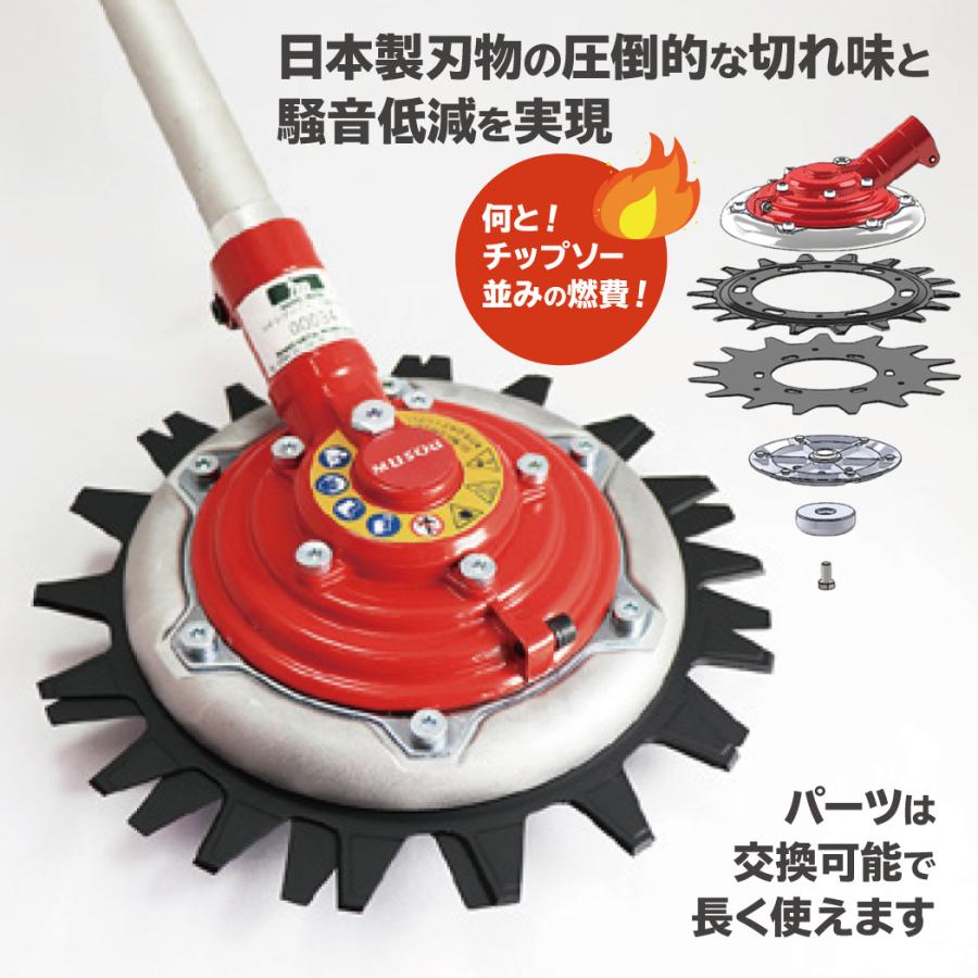 【送料無料】無双 ツインブレード TWB-230 石が驚異的に飛びにくい 飛散 防止 刃 替刃 替え刃 安全 ハサミ式 MUSOU SANYO METAL : 農林業機械専門店topB ...