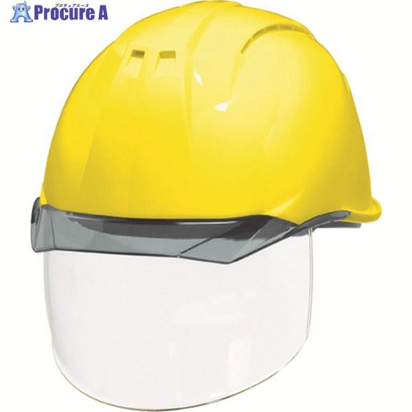 DIC 透明バイザーヘルメット(シールド面付) AP11EVO-CSW KP 黄色/スモーク 120-2000 AP11EVO-CSW-HA6-KP-Y/S 1個 : プロキュアエース ...