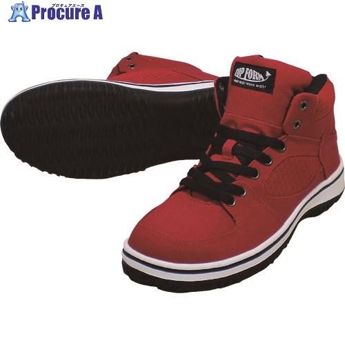 喜多 ハイカットセーフティスニーカー MG5590 レッド 27.0 217-2765 MG5590-RED-27.0 1足 : プロキュア ...