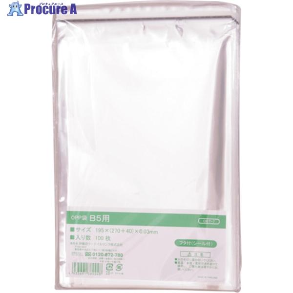 IRL OPP袋フタ付シール付き B5用 386-7018 OBT-7 1袋 : 386-7018 : プロキュアエース - 通販 - Yahoo!ショッピング