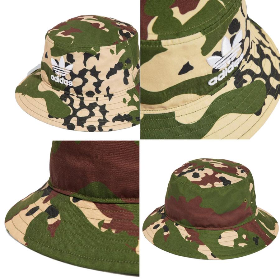 adidas Originals アディダス オリジナルス カモ バケットハット KOA06 ワイルドパイン IU0042 迷彩柄 帽子 ...