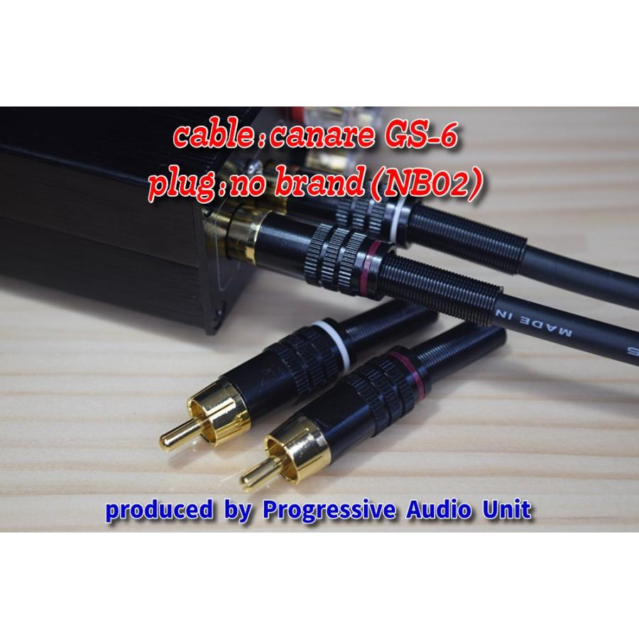 canare GS-6＋金メッキプラグ（NB02）/0.70m×2本 : Progressive Audio Unit 2 - 通販 - Yahoo!ショッピング