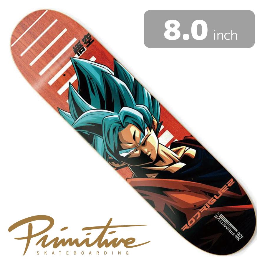 PRIMITIVE プリミティブ 8.0 DRAGON BALL SUPER RODRIGUEZ SSG GOKU デッキ スケートボード ...