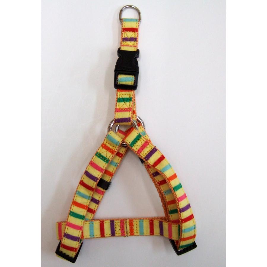 岡野 ONS ストライプハーネス #15 マルチイエロー (小型犬) : プロジェクトD - 通販 - Yahoo!ショッピング