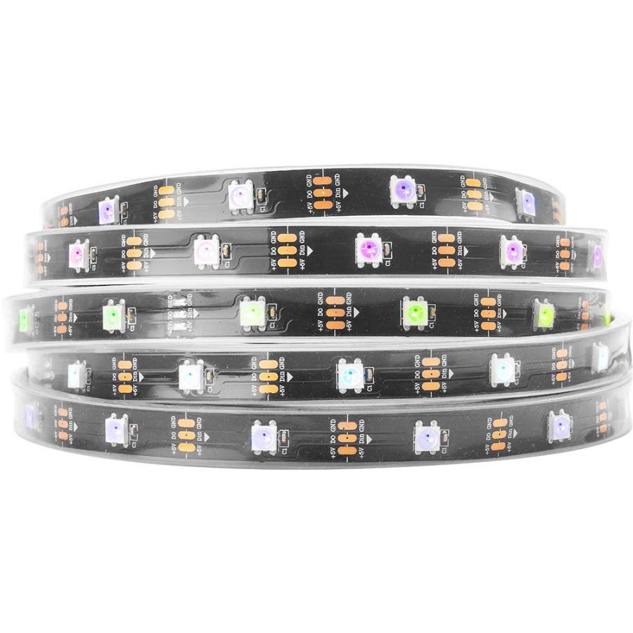 BTF-LIGHTING WS2812B LEDテープライト 5050 SMD RGBIC 個別にアドレス指定可能 切断可能 プログラム可能 ...