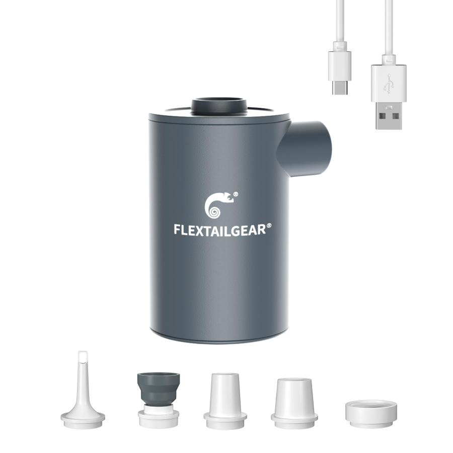 FLEXTAILGEAR Max Pump 2020 電動空気入れ エアーポンプ 電動ポンプ 携帯 タイニー 2.2kPa気圧 3600 mAh電池 : プロジェクトD - 通販 ...