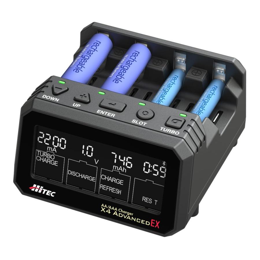 ハイテック AA/AAA Charger X4 Advanced EX 日本正規品 44308-B : プロジェクトD - 通販 ...