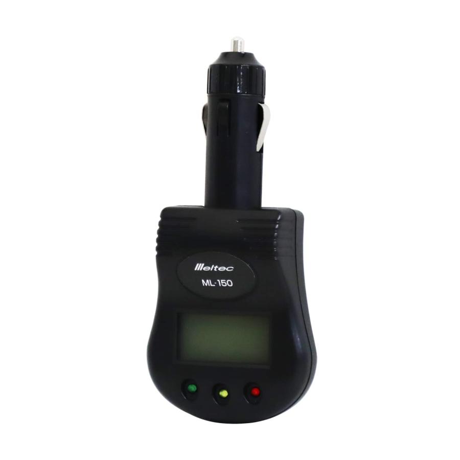 メルテック(meltec) バッテリーチェッカー 12/24V車兼用 (アクセサリーソケット差し込みタイプ) ML-150 ブラック : プロジェクトD - 通販 - Yahoo!ショッピング
