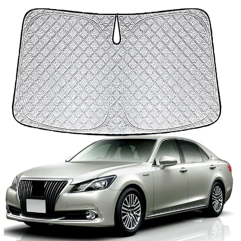 トヨタ クラウン 210系 専用サンシェード 車 フロント 2012-2017 TOYOTA Crown 210 フロントガラス用 UVカット 日よけ : プロジェクトD - 通販 ...