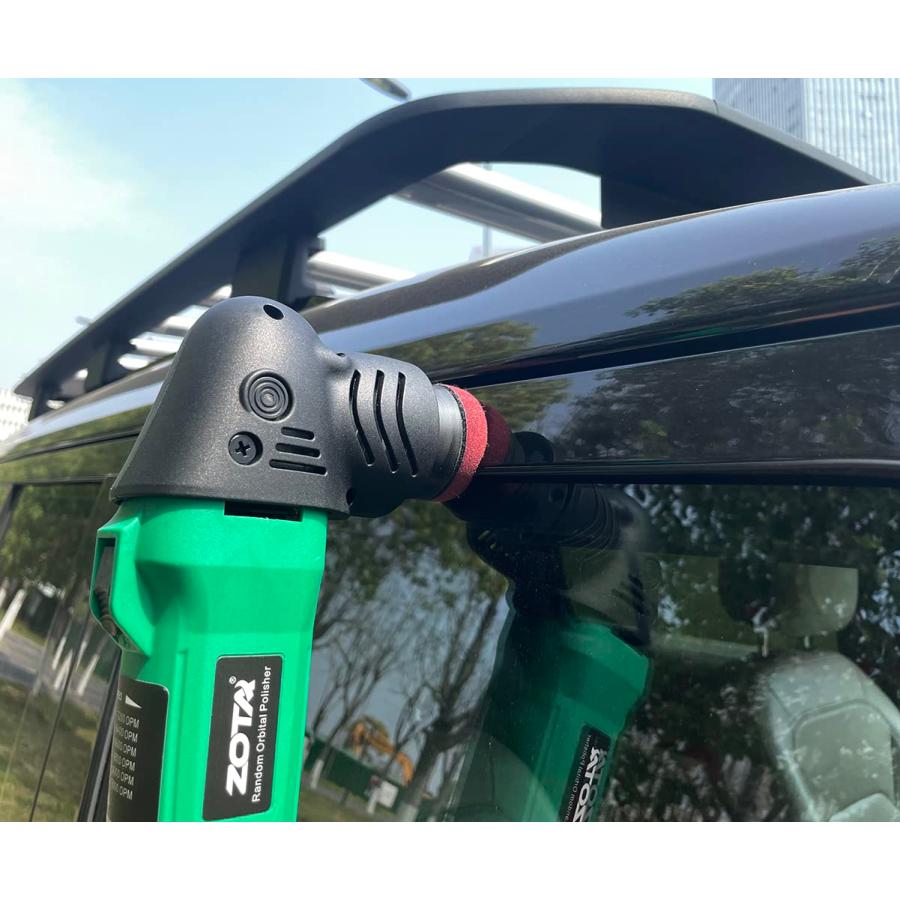 ?ZOTA ミニポリッシャー,50mm/75mmダブル裏板電動ポリッシャー 車，100V六段変速 3000-7200RPM 恒定回転速度ポリッシャー : プロジェクトD - 通販 ...