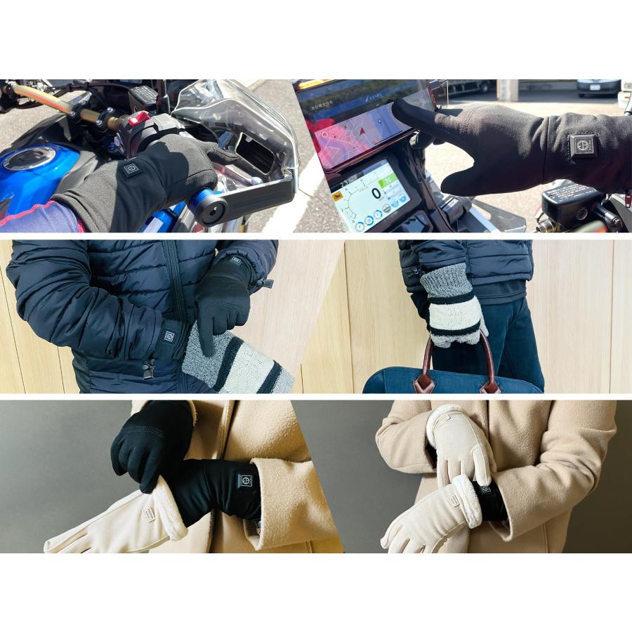 2023モデル MTK Furdo インナー ヒーター グローブ 日本製 M 男女兼用 充電式 7.4V バッテリー ハイパワー 薄手 電熱 ...