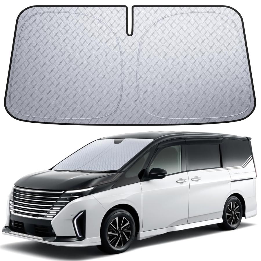 【6層断熱素材】 Lamicall 日産 セレナ C28 フロントガラス サンシェード: 車サンシェード 日除け 車 クルマ フロントサンシェード, : プロジェクトD - 通販 ...