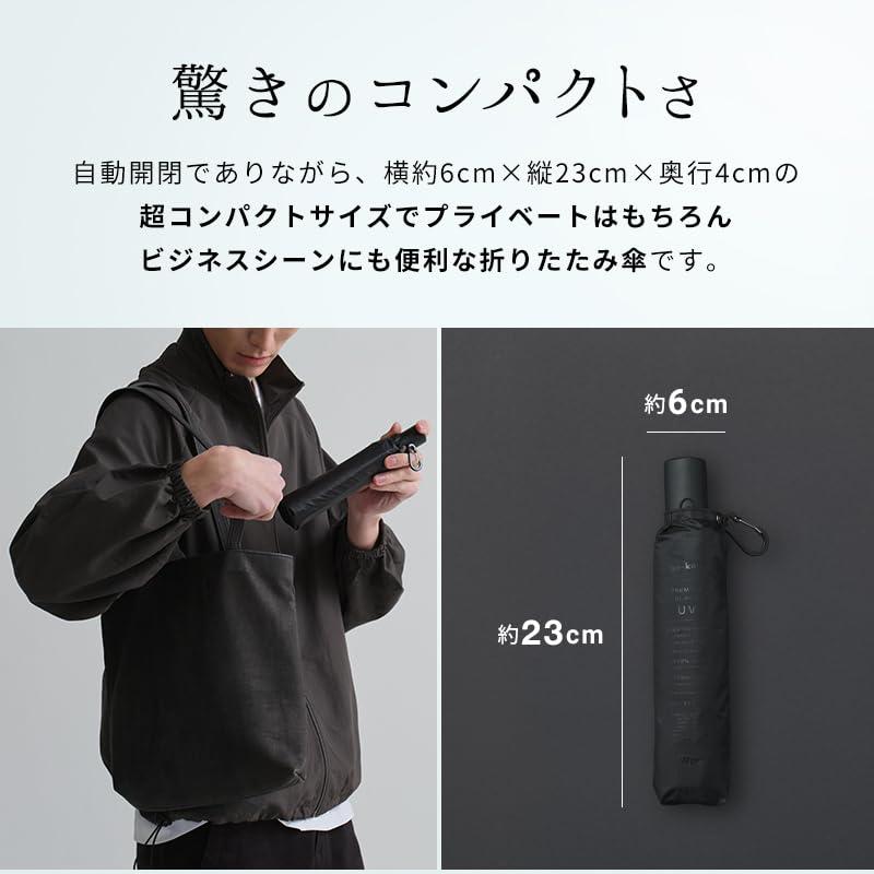 【これが、最高到達天。】Wpc. go-koh 遮光コンパクト自動開閉 ブラック ≪遮光率100%/UVカット率100%/UPF50＋/遮熱/晴雨兼用 : プロジェクトE - 通販 ...