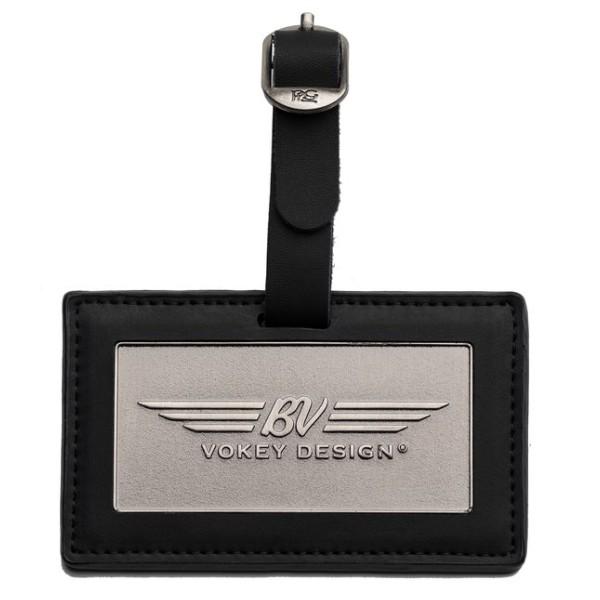 Titleist（タイトリスト） Titleist BV Wings Engraved Bag Tag - Black Leather w ...