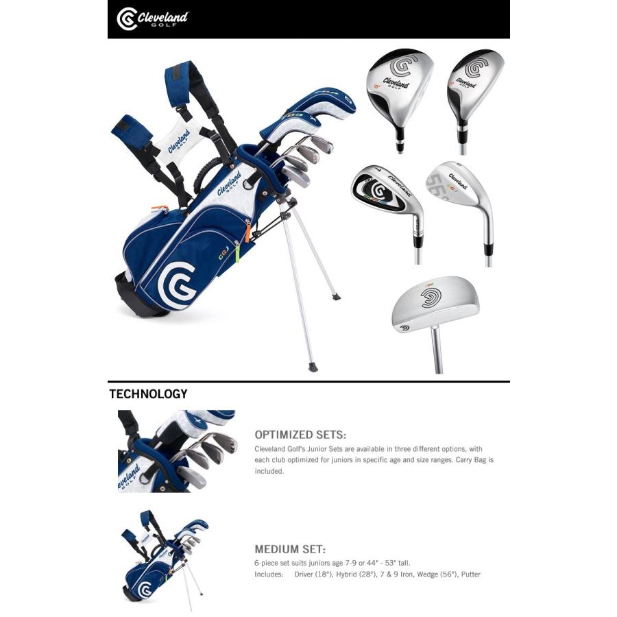 Cleveland Golf Medium Junior Set クリーブランド ミディアム ジュニア セット : プロラインGolf ...